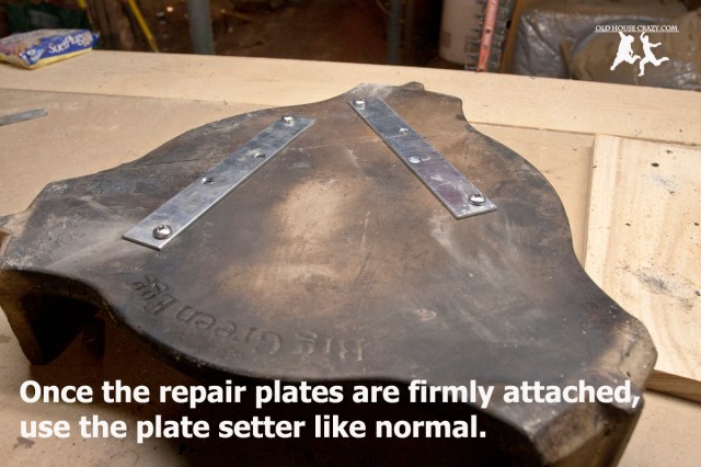 How to Repair a Broken Plate Setter for your Big Green Egg | Old House ...